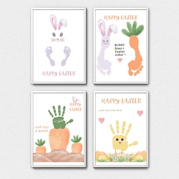 Baby Handprint Art - Etsy