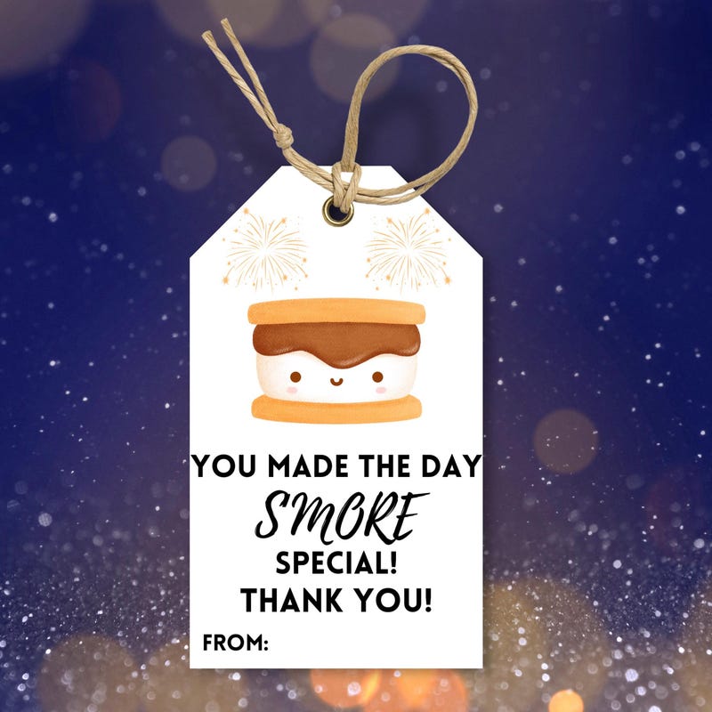 Smores Tag - Etsy
