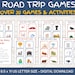 Road Trip Games for Kids, Printable Road Trip Games, Family Road Trip ...