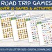 Road Trip Games for Kids, Printable Road Trip Games, Family Road Trip ...