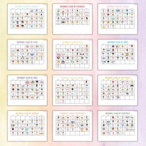 National Days Teaching Resource Preschool Teacher Calendar Classroom ...