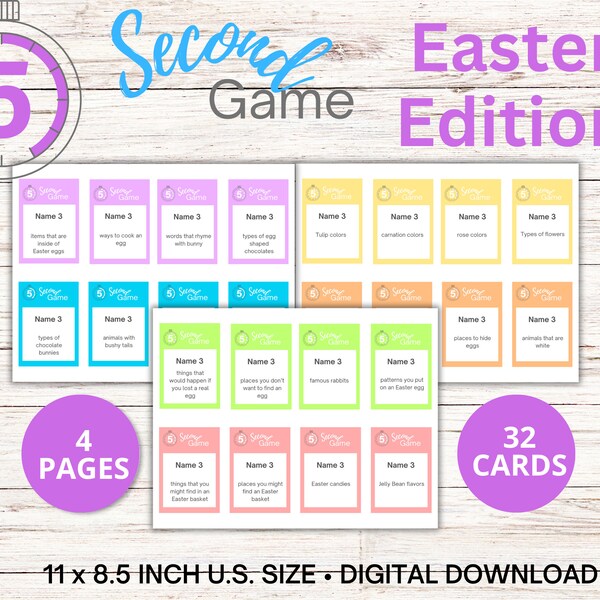 Easter Party Game - Etsy