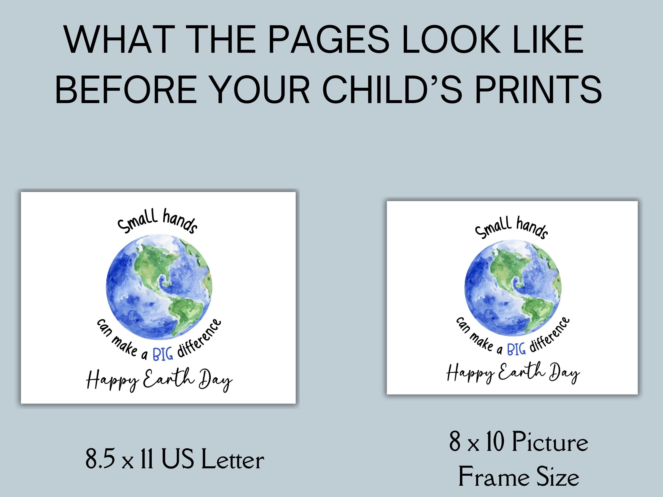 Earth Day Handprint Art Craft for Homeschool Activity Earth Day ...