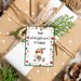 12 Days of Christmas Pun Gift Tags Advent Calendar Christmas Countdown ...
