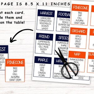 Thanksgiving Taboo Family Game, Thanksgiving Game Cards, Family ...