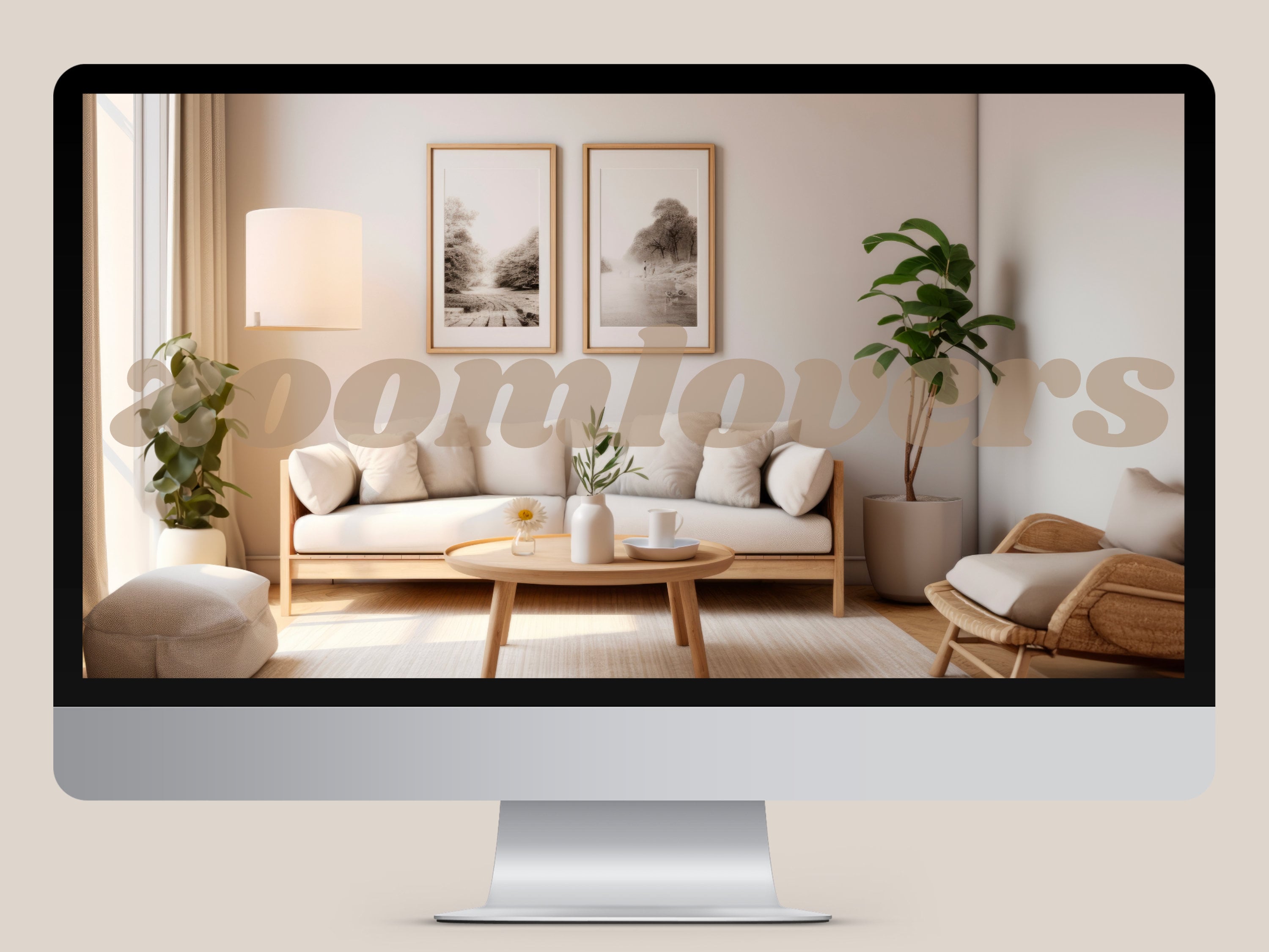 Shiny Living Room Zoom Background Zoom Virtual Background - Etsy