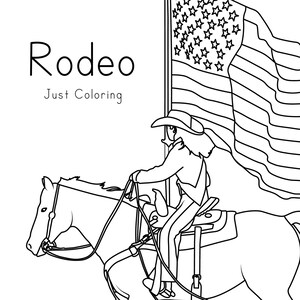 rodeo clown coloring pages