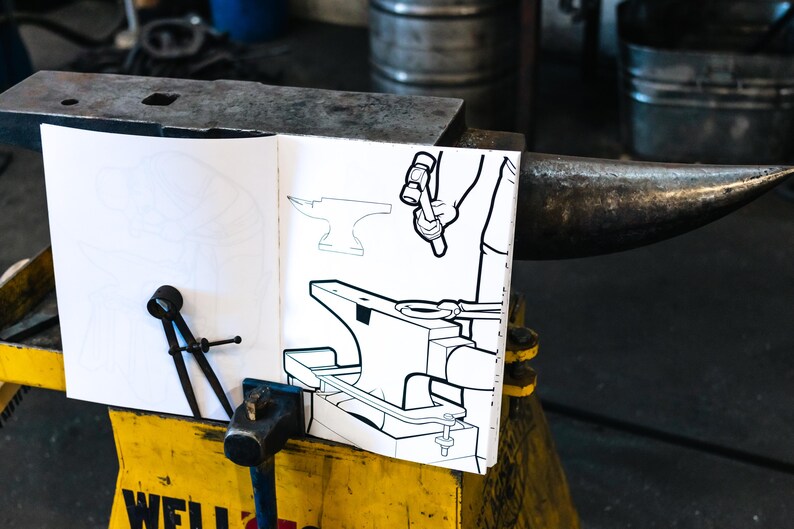 Farrier Just Coloring - Etsy