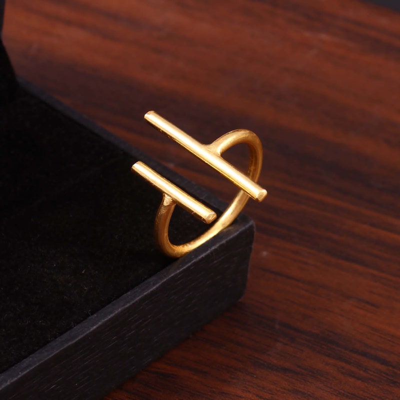 Bar Ring - Etsy