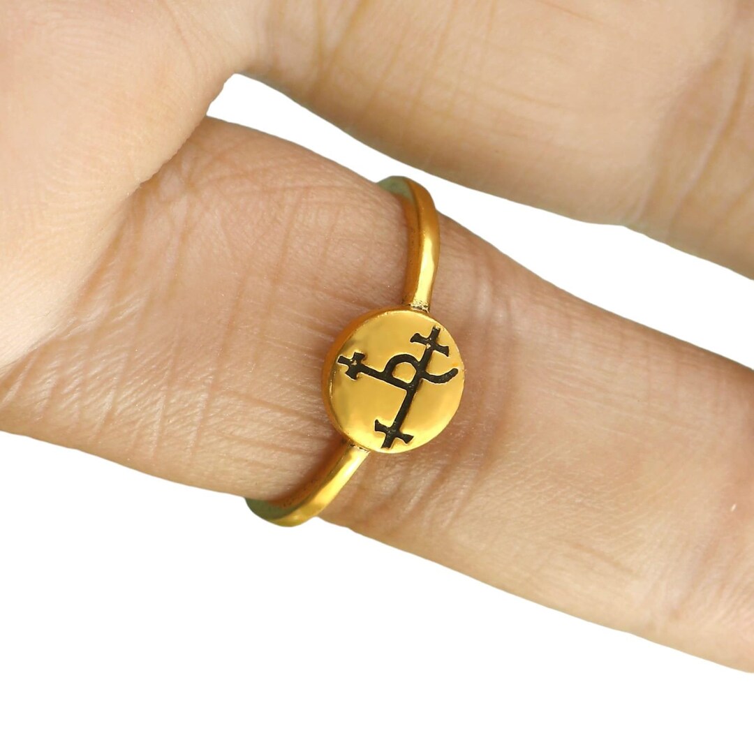 925 Silver Sigil of Lilith Ring,seal Sigil of Lilith Jewelry,mythology ...