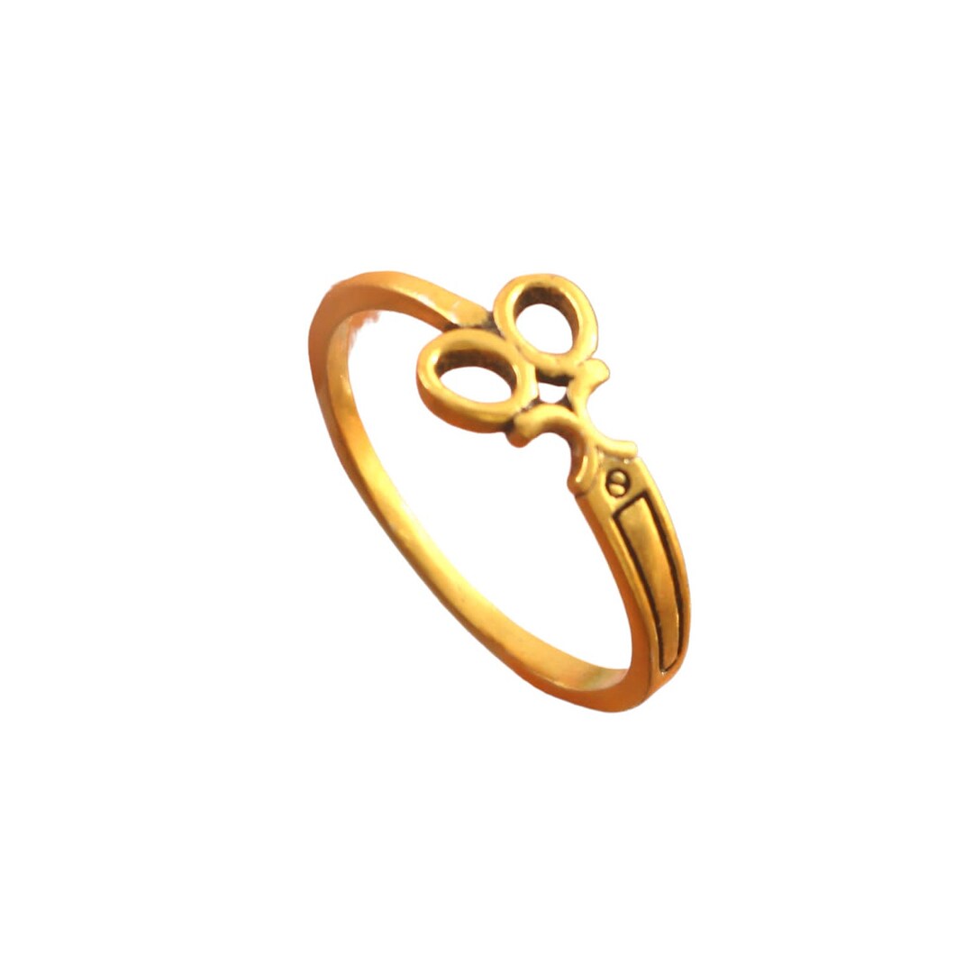 Sterling Silver Scissors Ring, Hair Salon Ring, Barber Ring, Silver ...