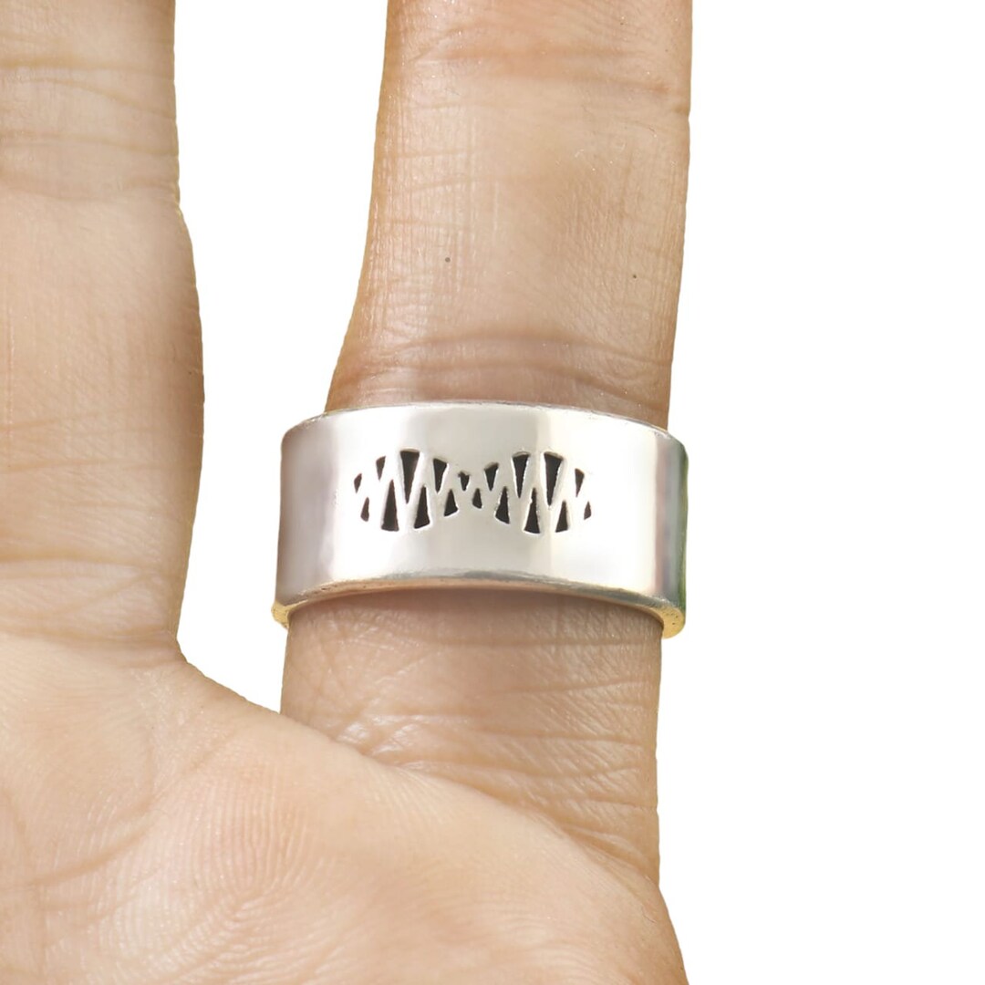 Heart Beat Band, Heart Rate Ring, Protection Jewelry - Etsy