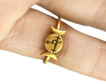 925 Silver Sigil of Lilith Ring,seal Sigil of Lilith Jewelry,mythology ...