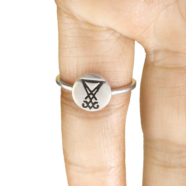 Satanic Rings for Men - Etsy
