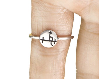 925 Silver Sigil of Lilith Ring,seal Sigil of Lilith Jewelry,mythology ...
