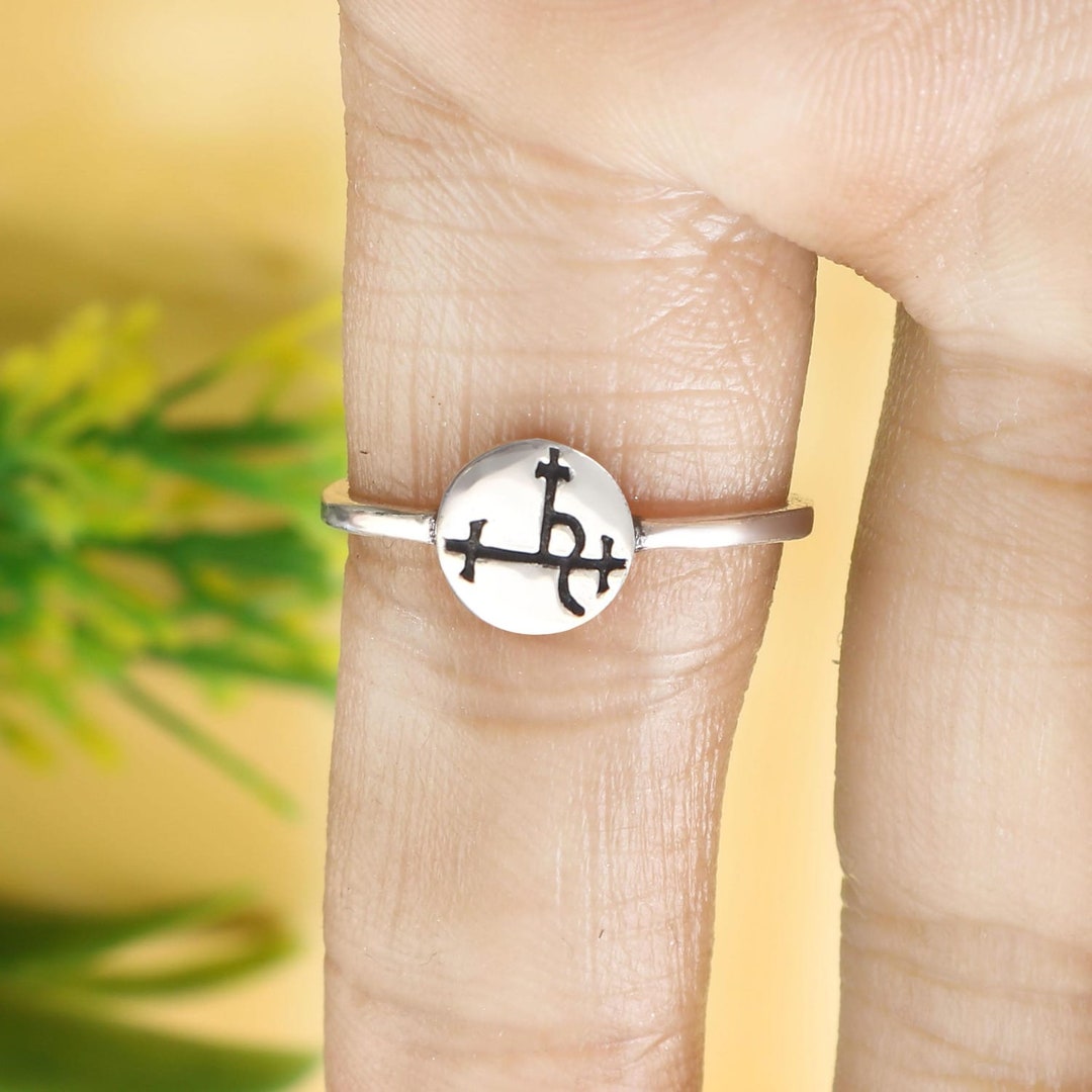 925 Silver Sigil of Lilith Ring,seal Sigil of Lilith Jewelry,mythology ...