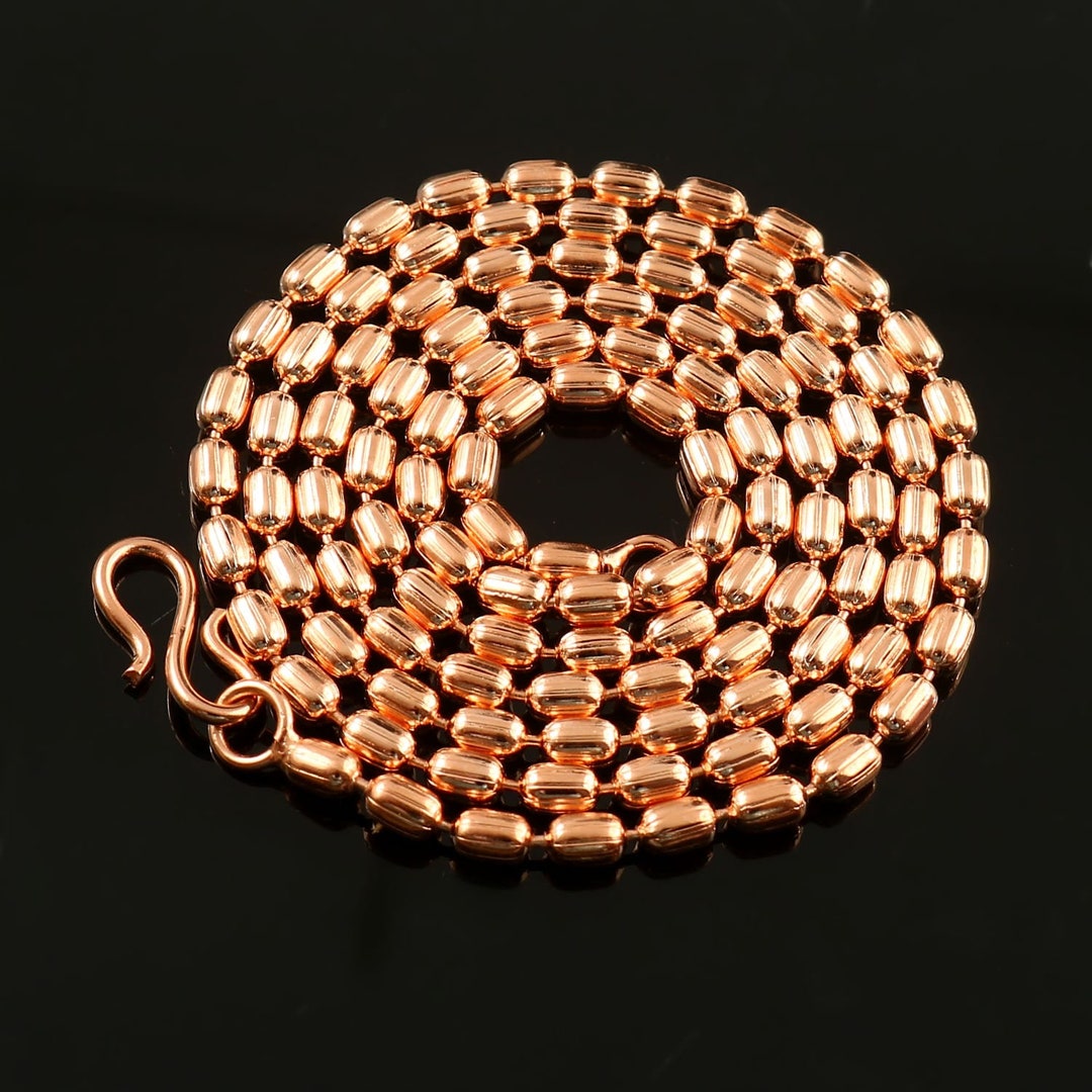 Cable Copper Chain ~ Copper Chain ~ Solid Copper Chain ~ Copper ...