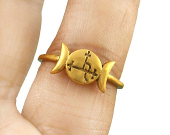 925 Silver Sigil of Lilith Ring,seal Sigil of Lilith Jewelry,mythology ...