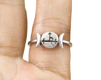 925 Silver Sigil of Lilith Ring,seal Sigil of Lilith Jewelry,mythology ...
