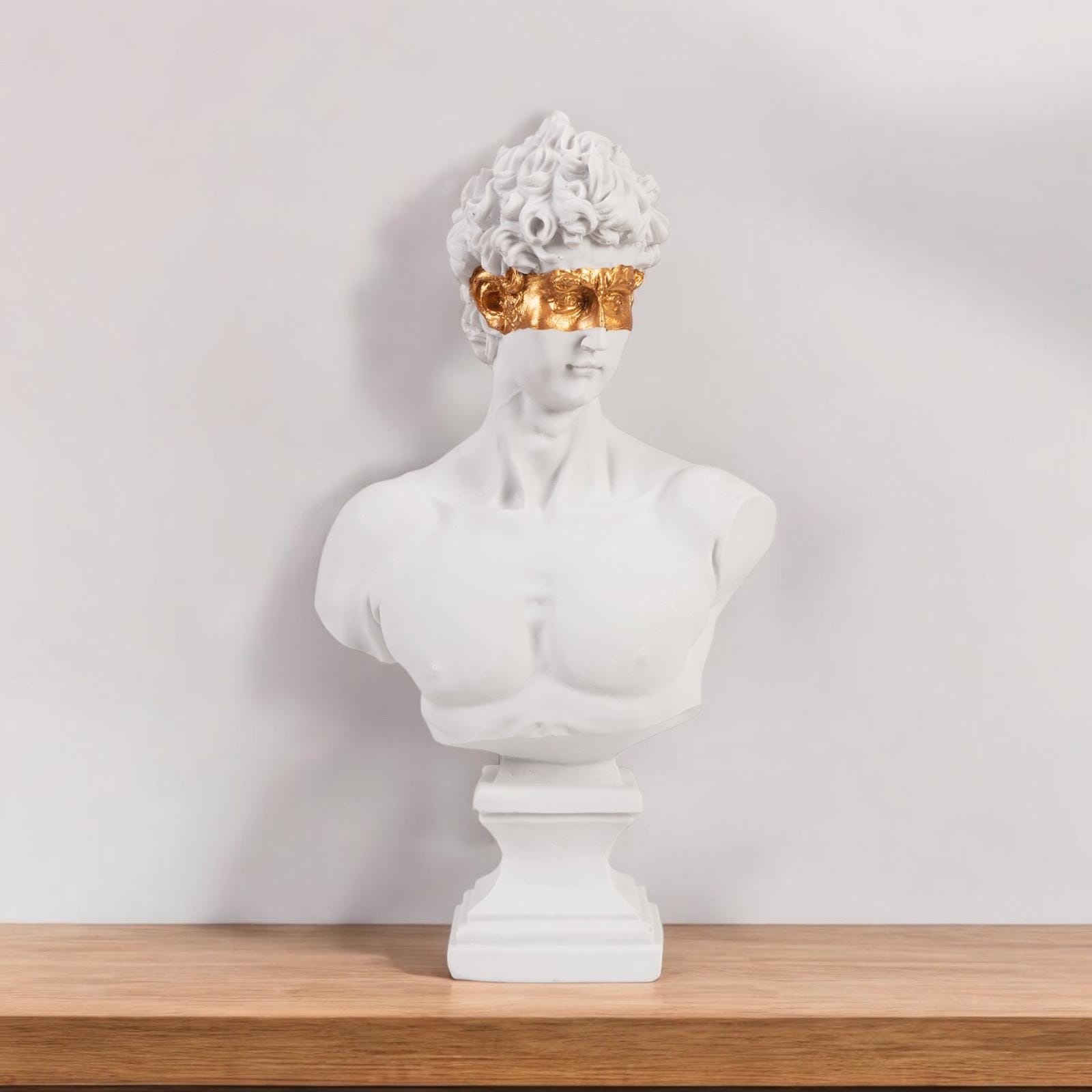 David Bust Pop Art Statue,pop Art Sculpture, Roman Statue, Greek Bust ...