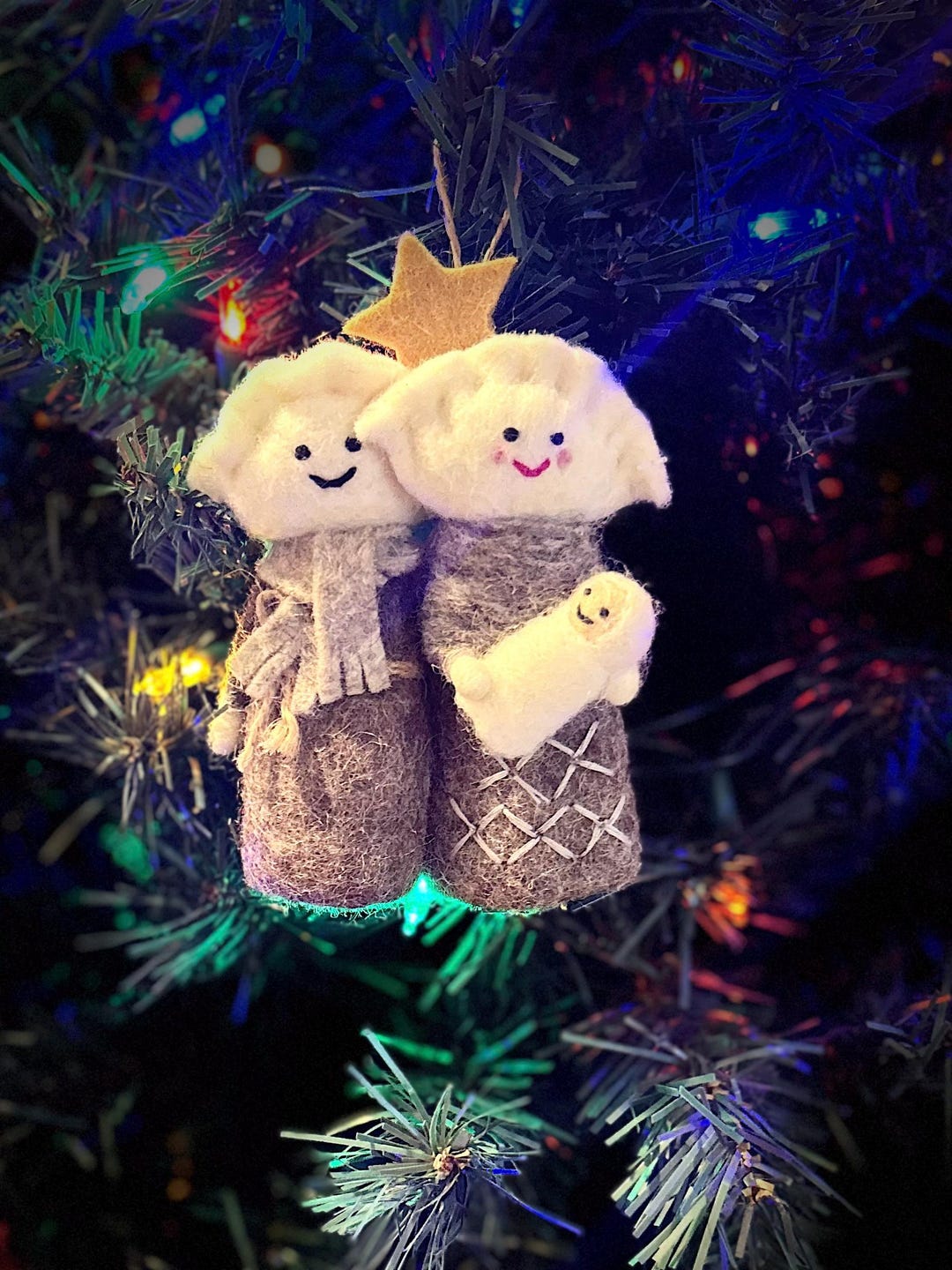 Holy Family Pierogi Ornament - Etsy