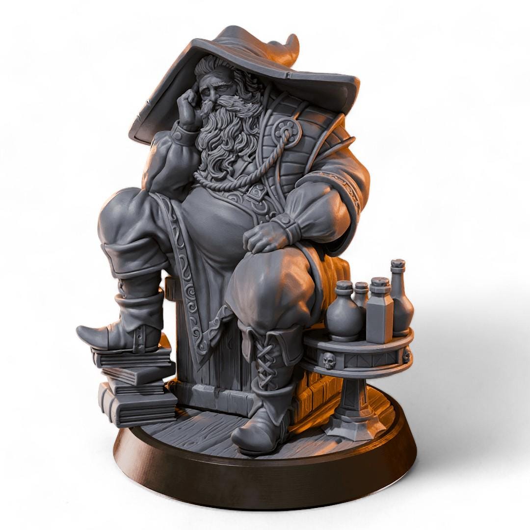 Drunken Hargid Statue, Fantasy Figure, Dnd Miniature / Fantasy Boss ...