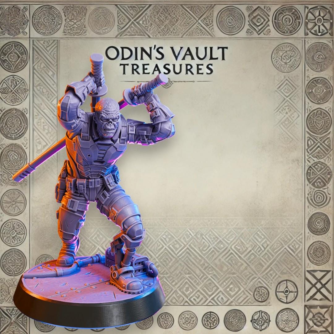 Deadpool 2099 Miniatures for Dnd, Tabletop Rpgs, Wargaming | Fantasy ...