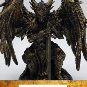 Corrupted Dwarf 3D Printed Resin Miniature 4K Statue, Hand-painted ...