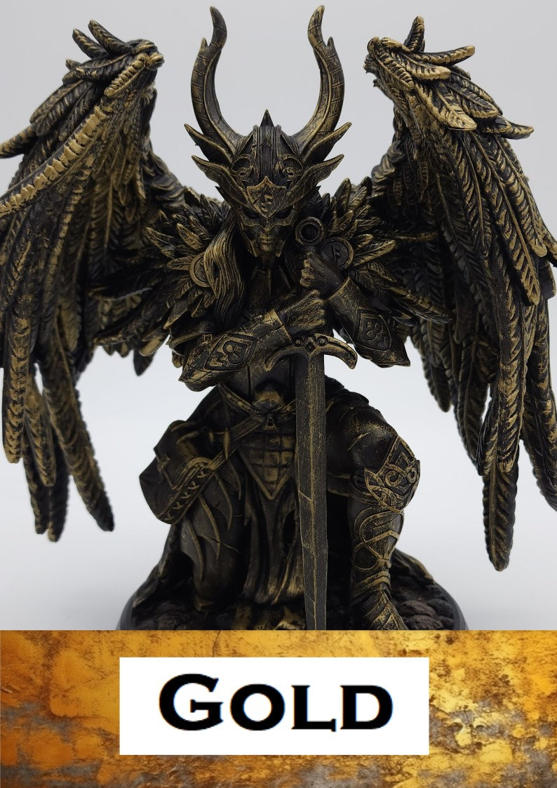 Corrupted Dwarf 3D Printed Resin Miniature 4K Statue, Hand-painted ...