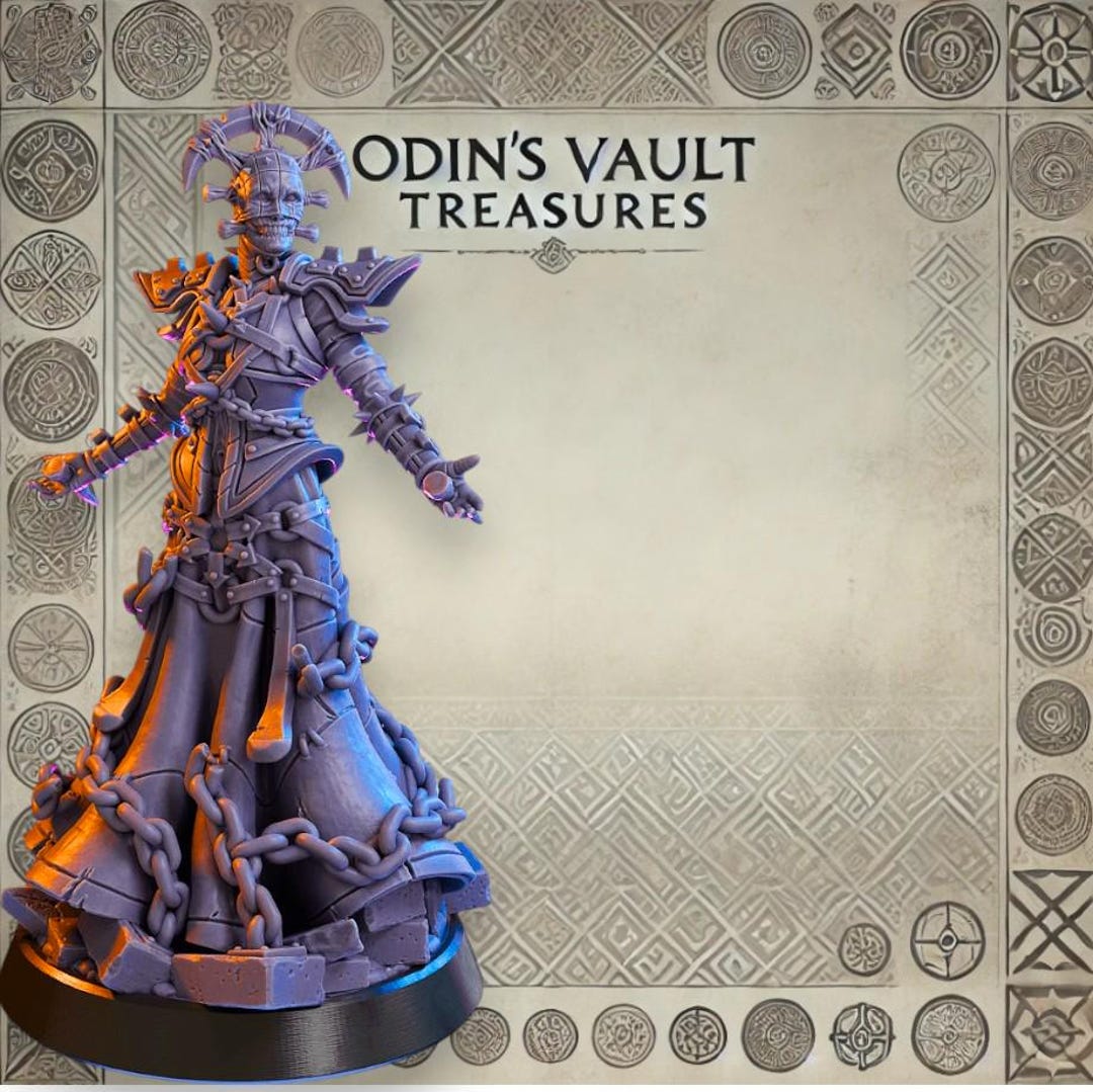Dnd Hell Demon Lord Fantasy Miniature Custom Sizes Dungeons and Dragons ...