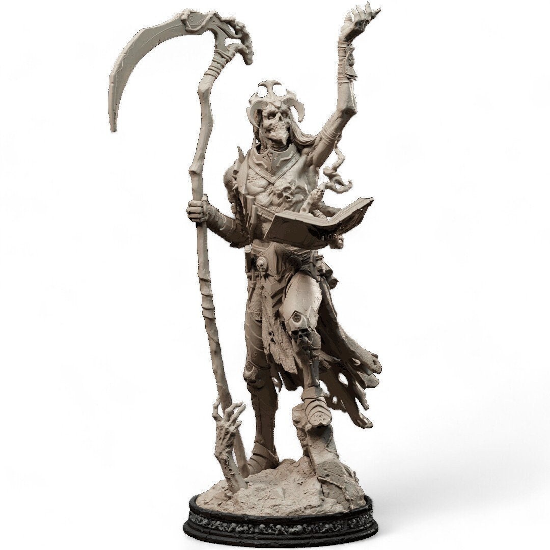 Undead Necromancer Sculpture, Statue, Fantasy Figure, Dungeons and ...