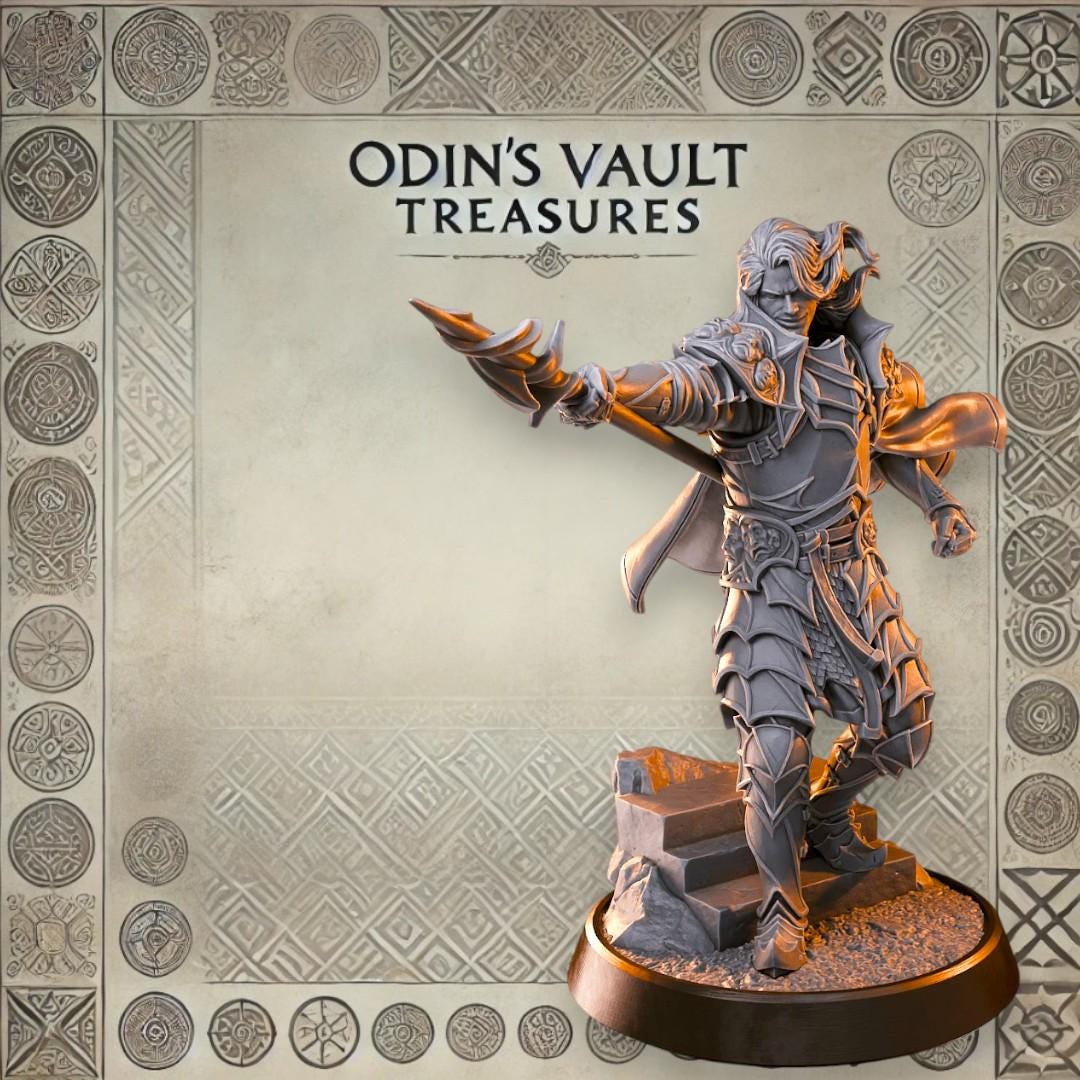 Prince Ubba Statue, Fantasy Figure, Dnd Miniature / Fantasy Boss ...