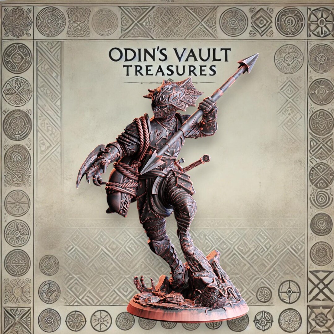 Custom Predator Knight 3D Printed Statue Resin Statue Collectible and ...