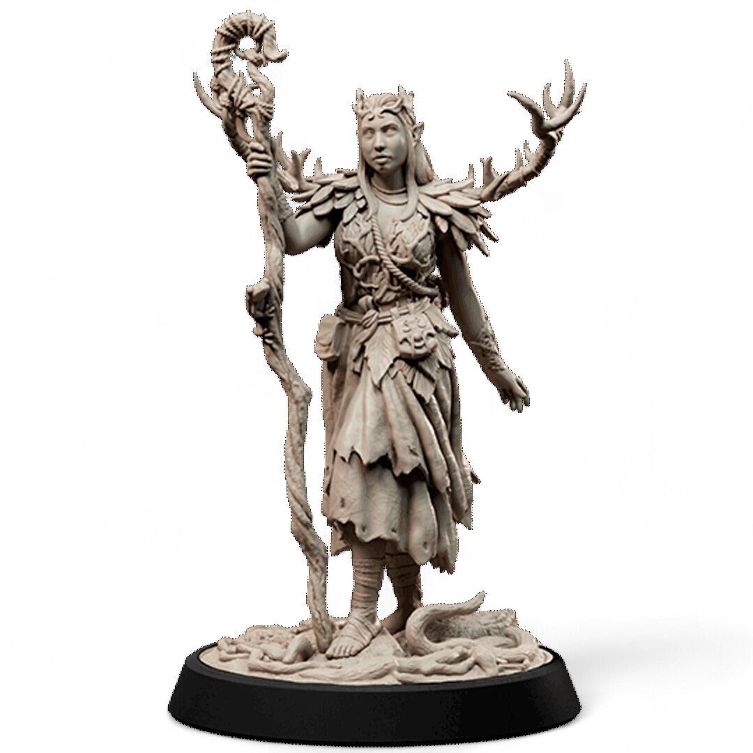 Wood Elf Priestess Statue, Fantasy Figure, Dnd Miniature / Fantasy Boss ...