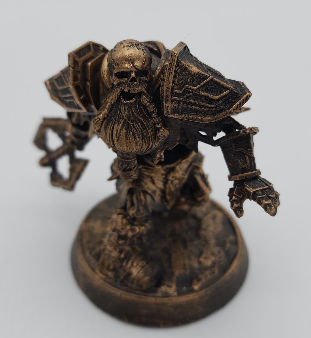 Undead Dwarf Warrior Sculpture Fantasy Figure Lover Gift - Etsy