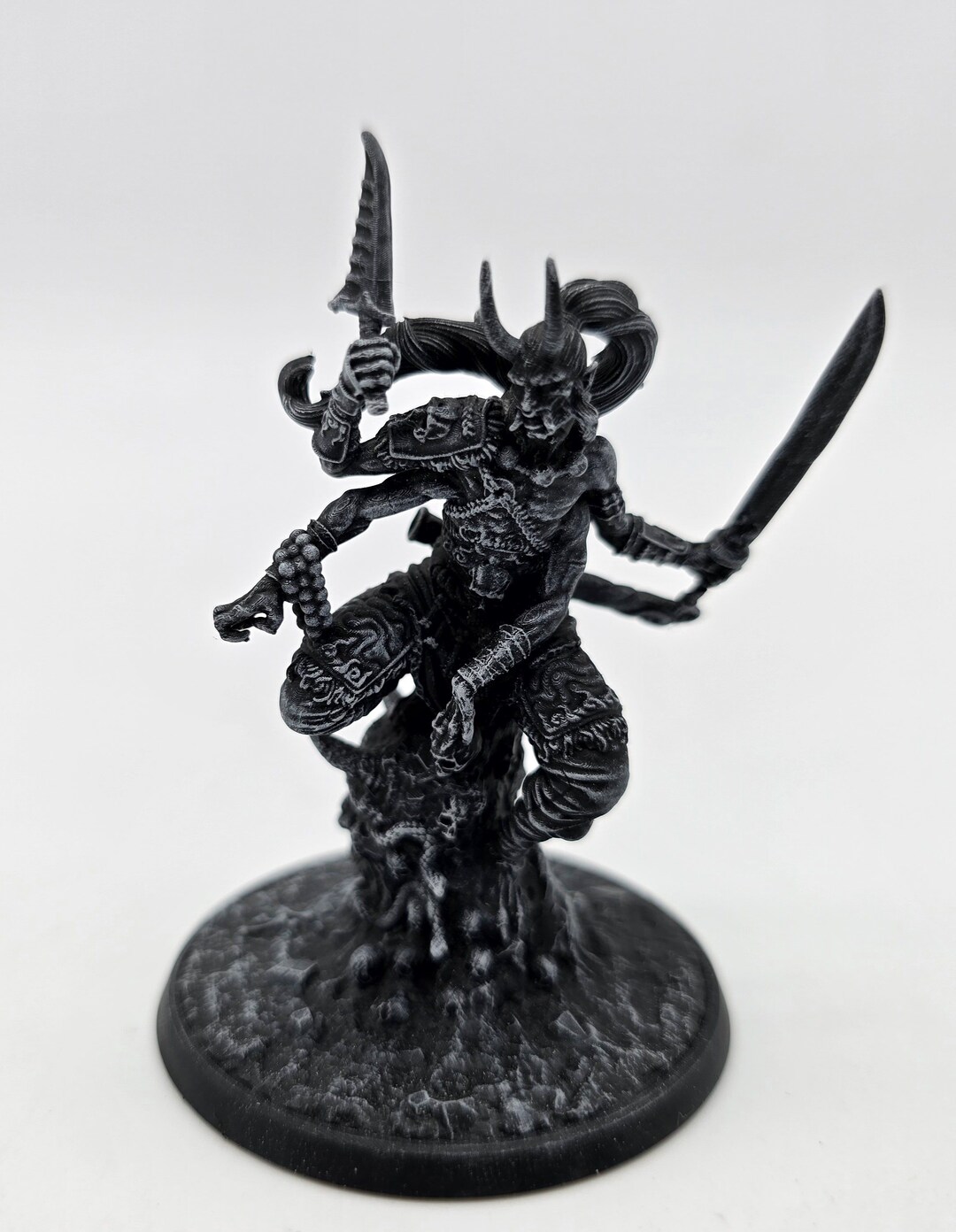 Oni Sword Master Sculpture, Fantasy Figure, Dungeons and Dragons ...