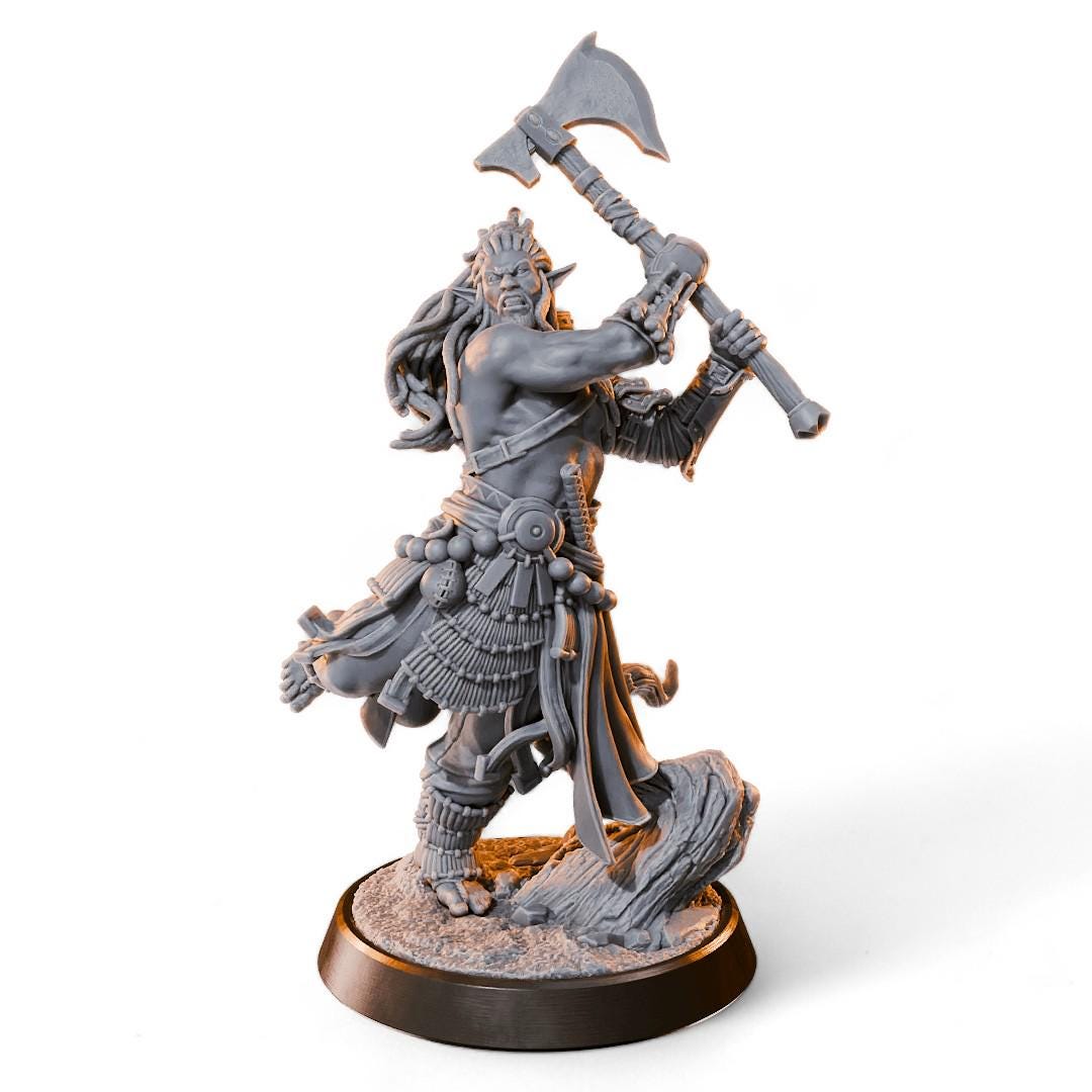 Dnd Elf Warrior Rider Miniature | Fantasy Miniature | Custom Sizes ...
