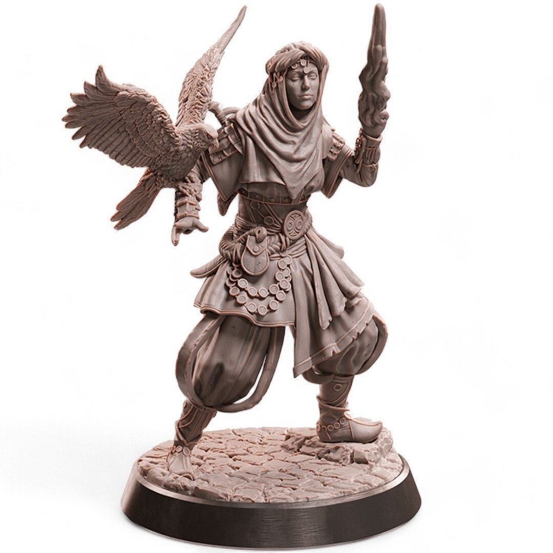 Egyptian Beast Master Statue, Fantasy Figure, Dnd Miniature / Fantasy ...