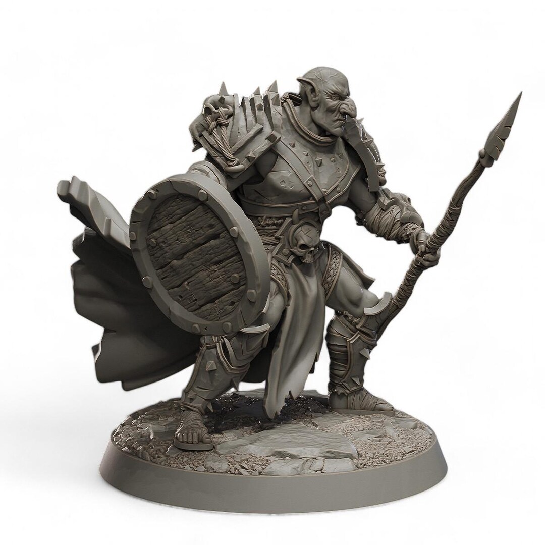 Dnd Goblin Infantry Men Miniature Fantasy Miniature Custom Sizes ...