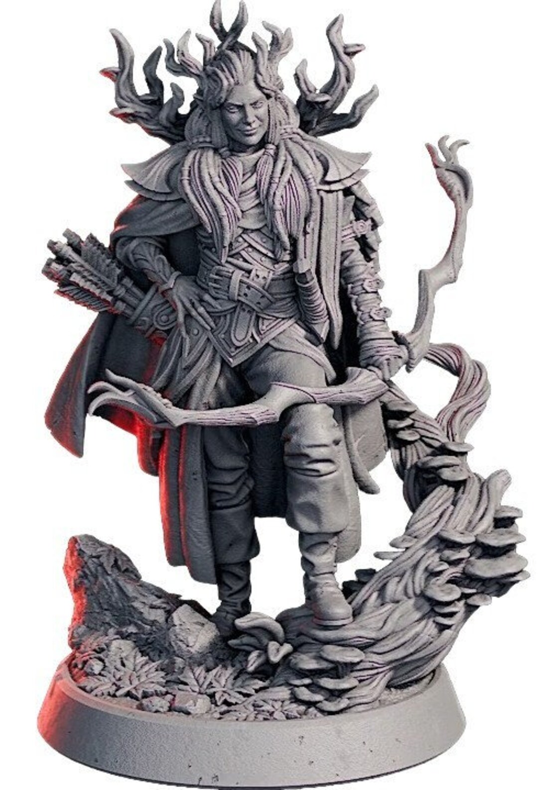 Enchanted Forest Elf Sculpture, Statue, Fantasy Figure, Dungeons and ...