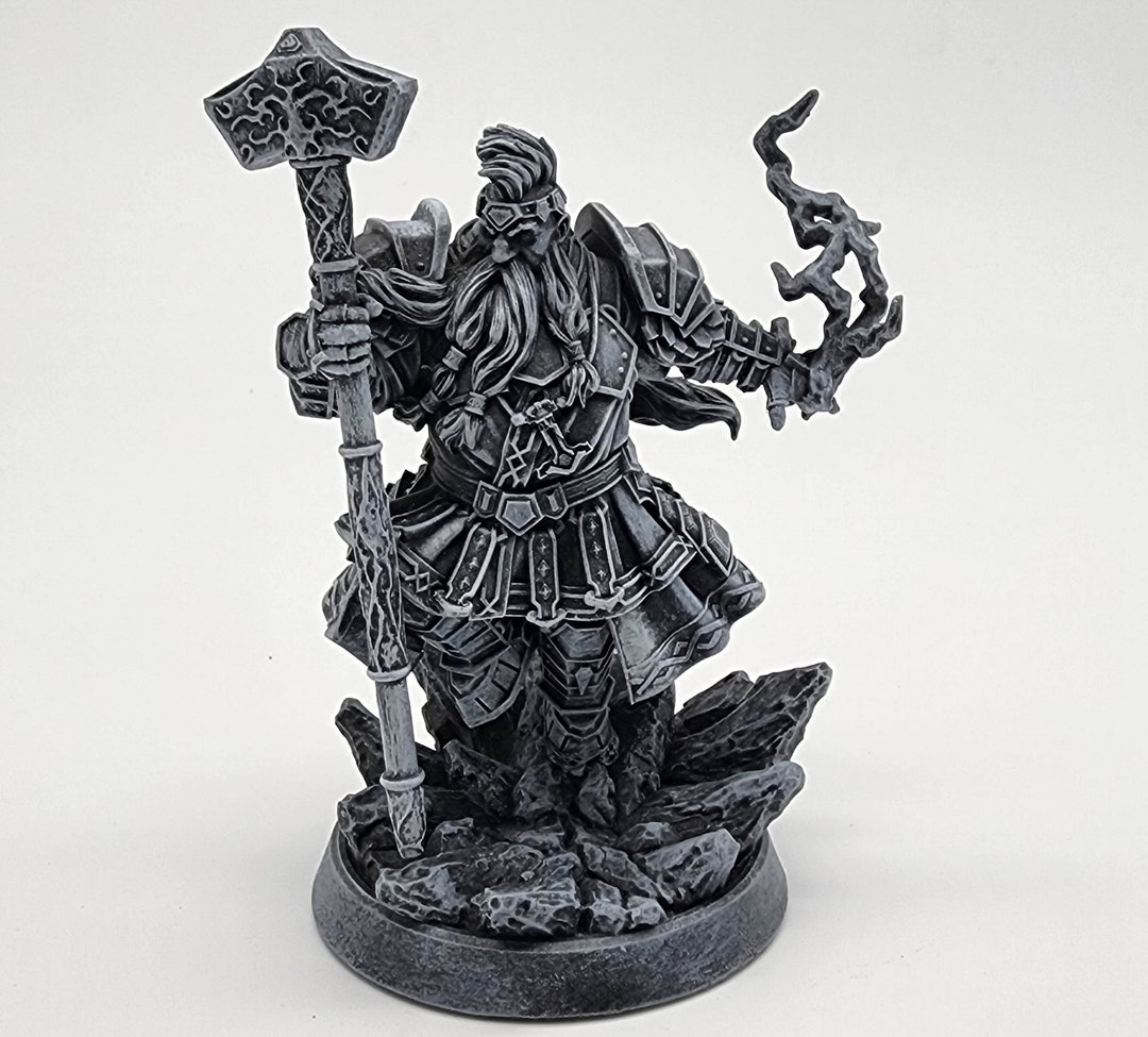 Dwarf Shaman Sculpture, Fantasy Figure, Lover Gift, Christmas Gift ...