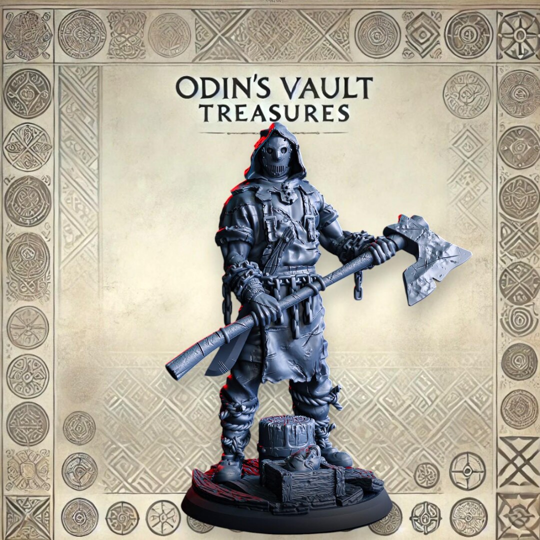 Custom Jason Voorhees 3D Printed Statue or Miniature Personalized Resin ...