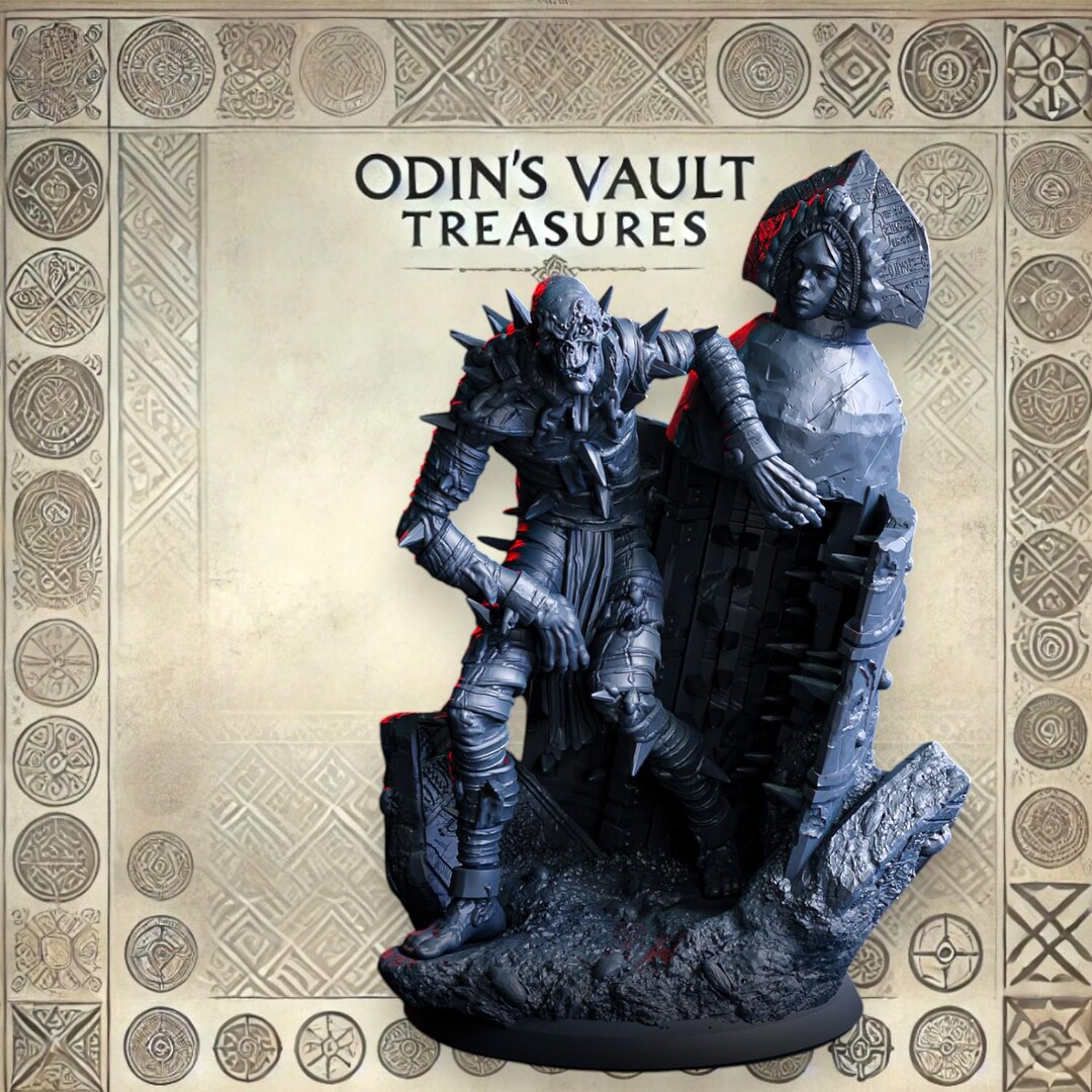 Custom Crypt Keeper 3D Printed Statue or Miniature Personalized Resin ...