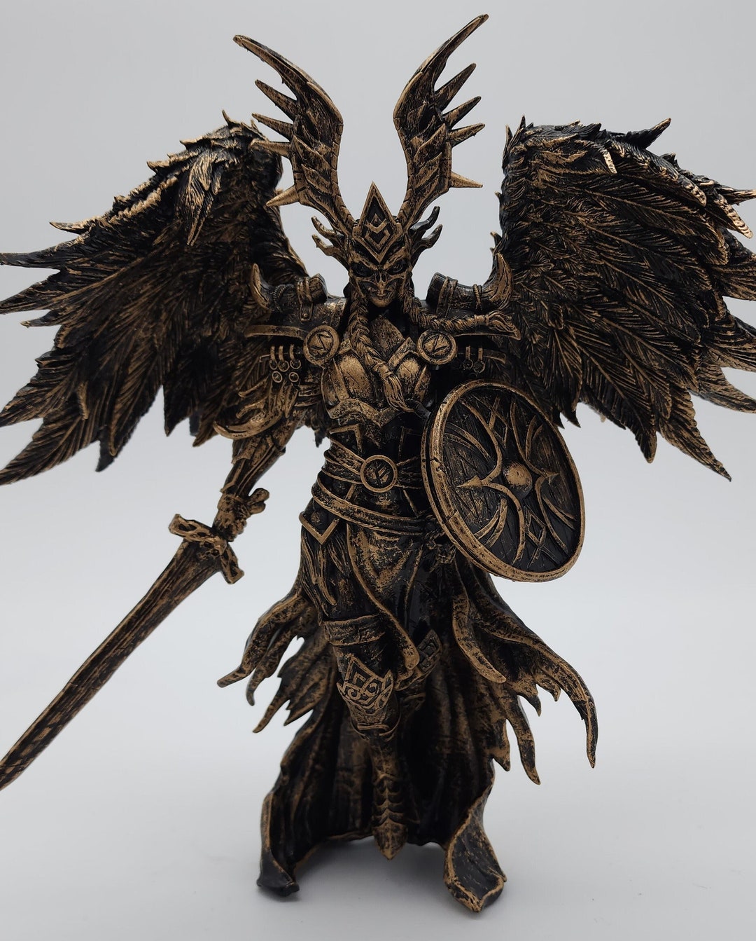Queen of the Valkyrie Norse Sculpture, Fantasy Figure, Lover Gift ...