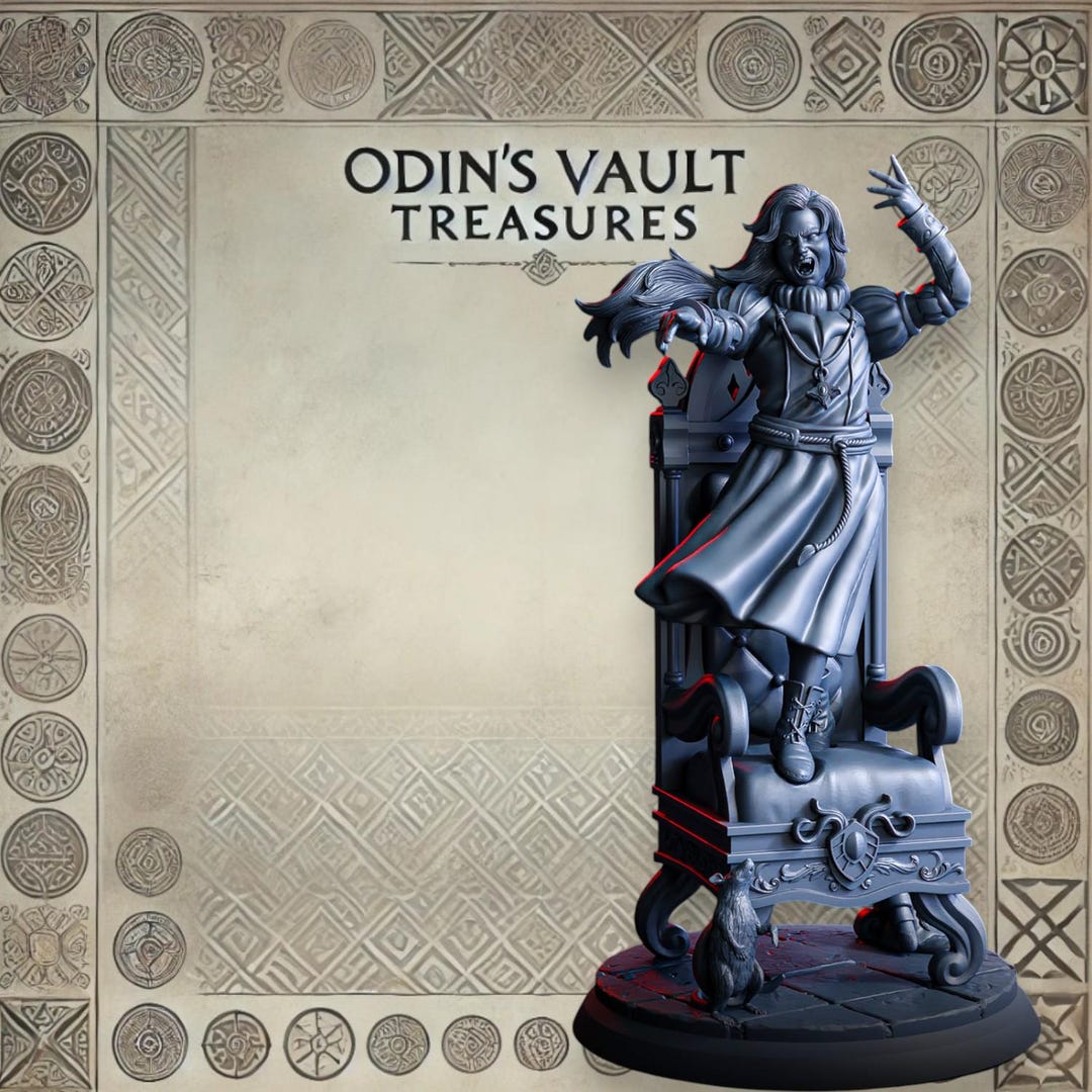 Dnd Vampire Child Statue Fantasy Miniature Custom Sizes Dungeons and ...