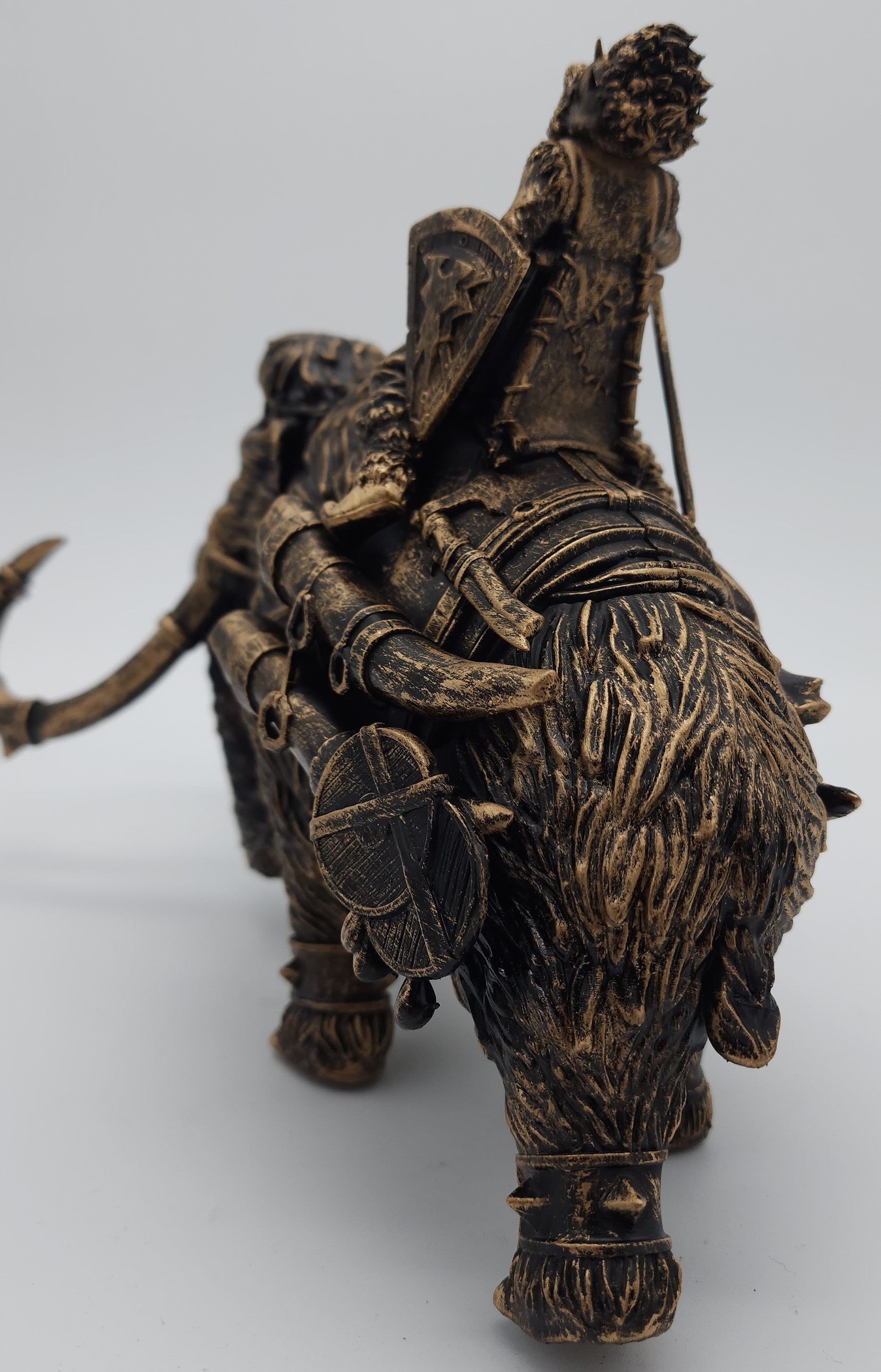 Viking Mammoth Rider Sculpture Fantasy Figure Lover Gift - Etsy