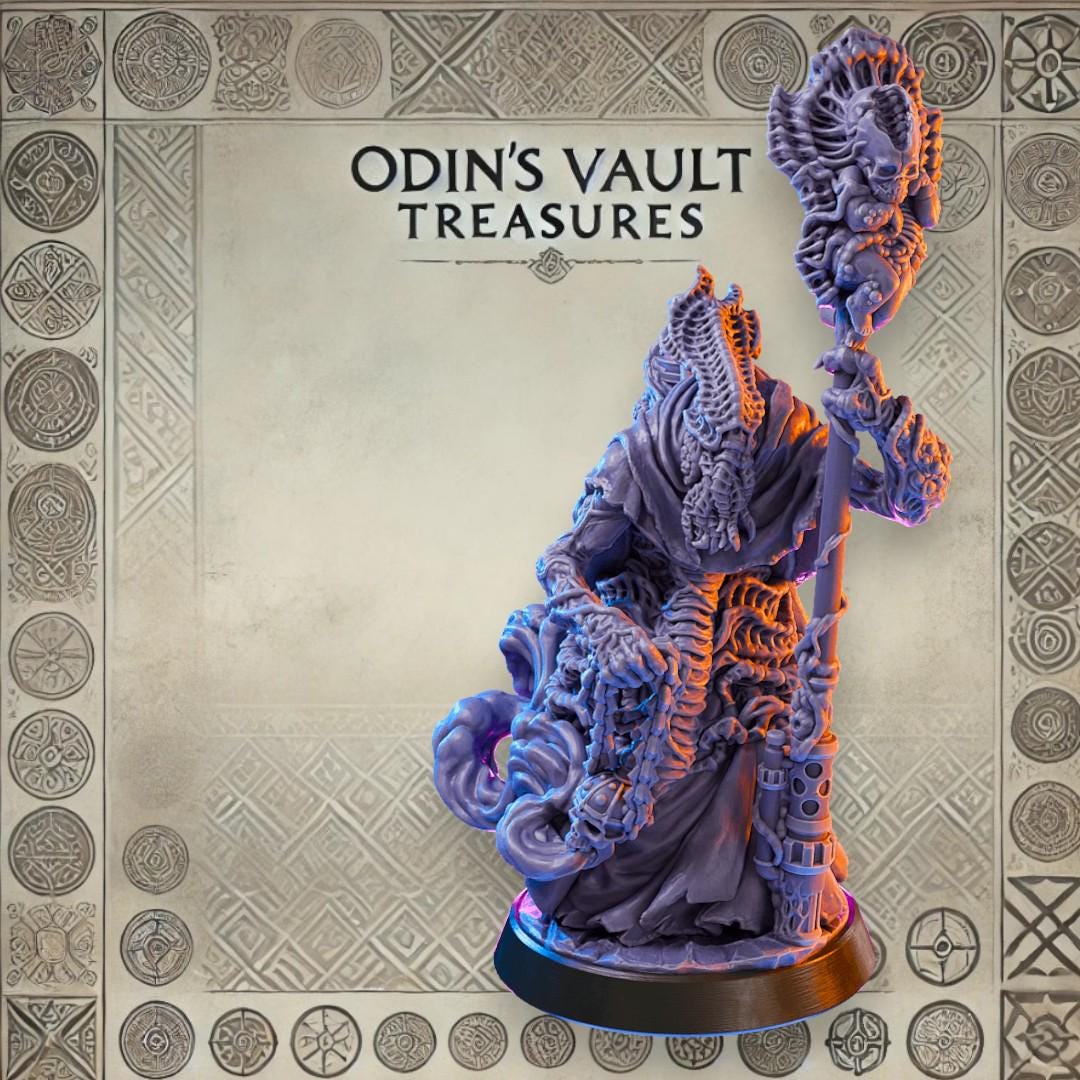 Dnd Cabal Priest Fantasy Miniature Custom Sizes Dungeons and Dragons 5e ...