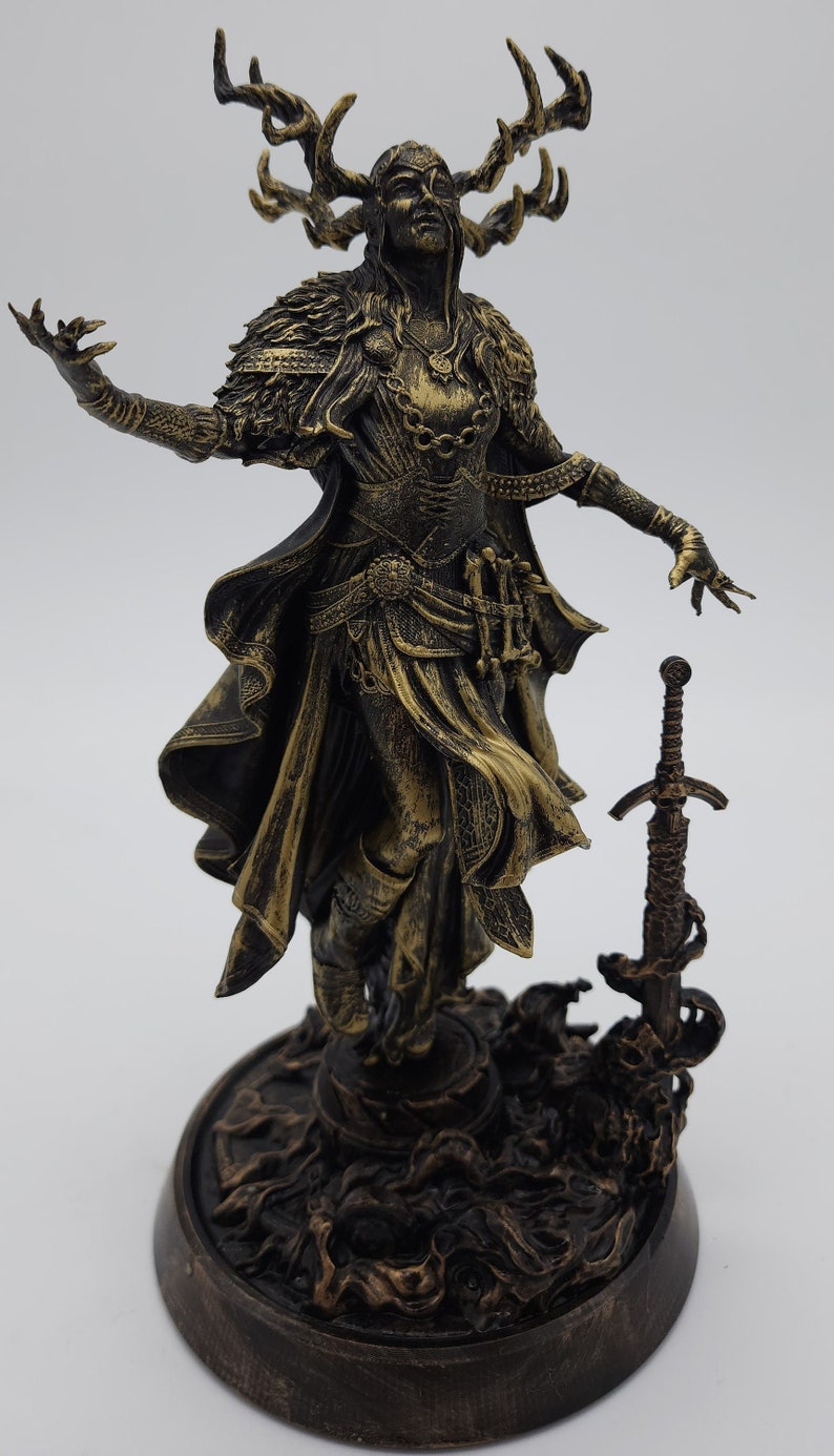 Hela Norse God Sculpture Fantasy Figure Lover Gift - Etsy