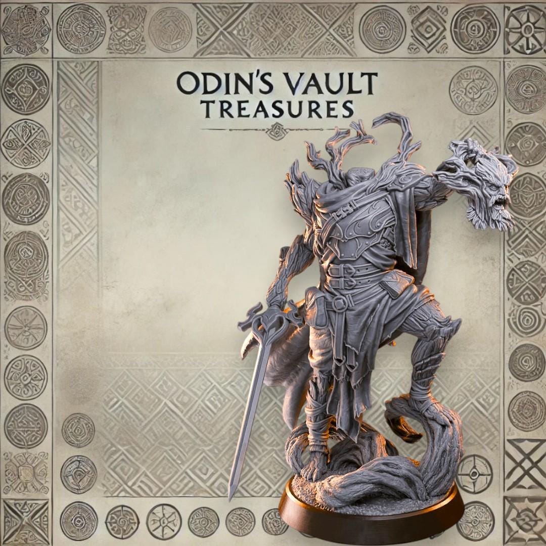 The Headless Knight Statue, Fantasy Figure, Dnd Miniature / Fantasy ...