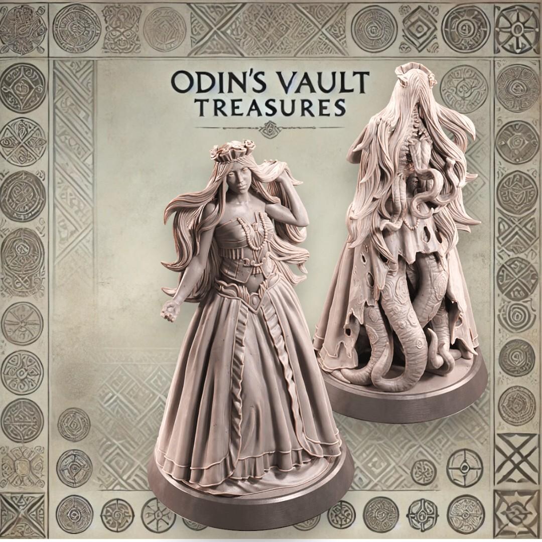 Dnd Oracle of the Veil 3D Printed Miniature Tabletop Figures Dnd ...